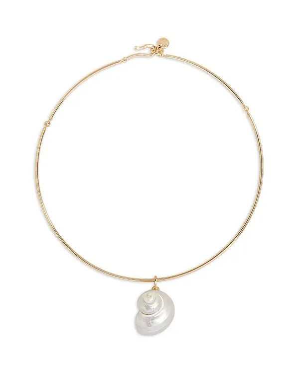 Baublebar Santana Shell Collar Necklace - Pearl