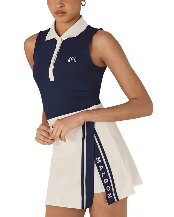 MALBON Claudia Sleeveless Polo Shirt
