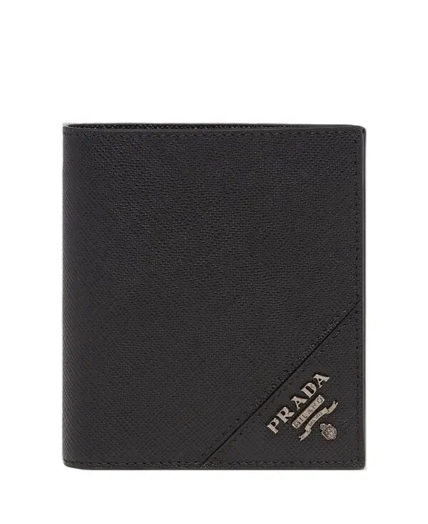 Prada Saffiano Leather Wallet - Black