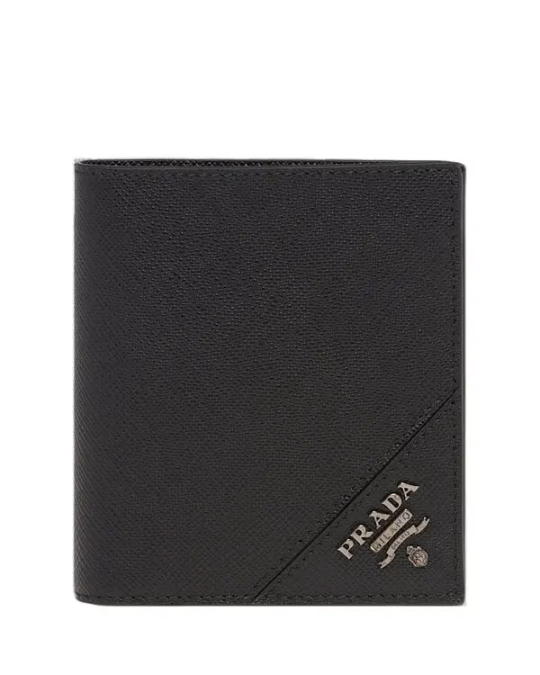 Prada Saffiano Leather Wallet - Black
