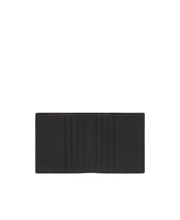 Prada Saffiano Leather Wallet - Black