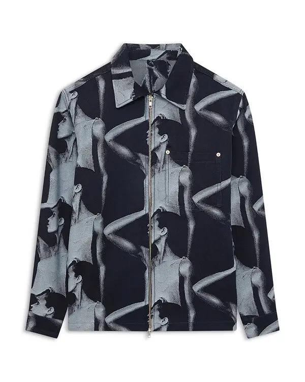 WALES BONNER Jet Zip Graphic Jacket