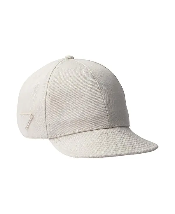 Prada Denim Baseball Cap - White
