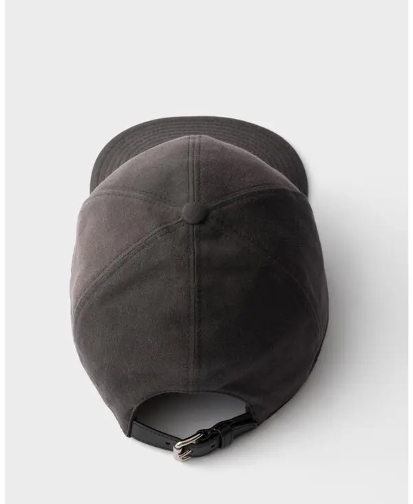 Prada Gabardine Baseball Cap - Black