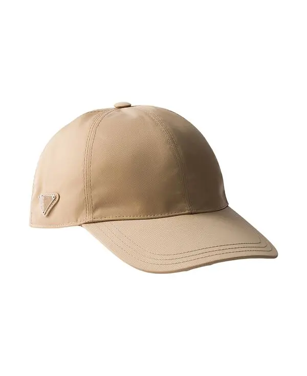 Prada Re-nylon Baseball Cap - Camel Brown