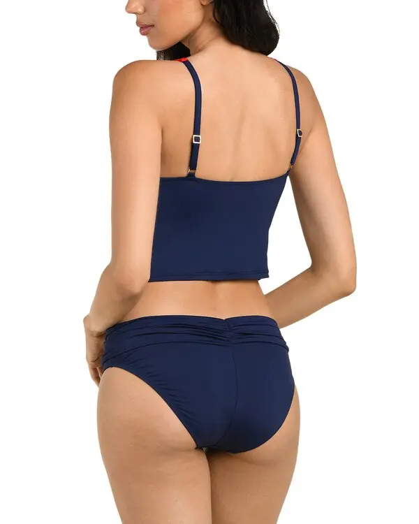 La Blanca Americana High Neck Tankini Top