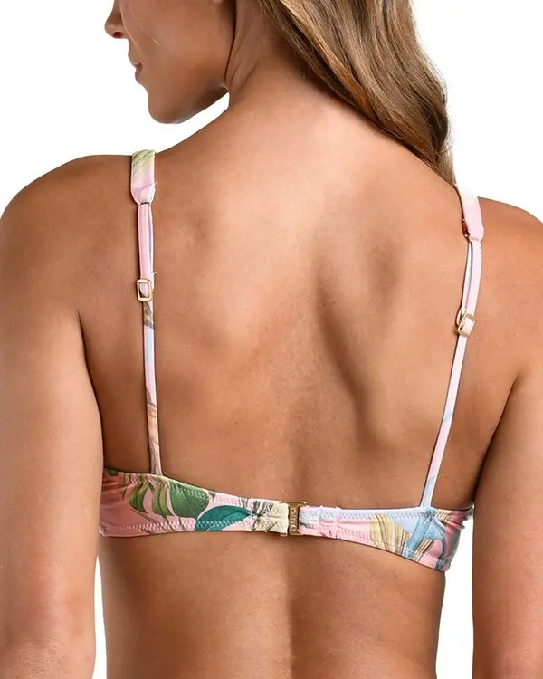 L'Agence Lexie Tropical Print Bikini Top - Multi