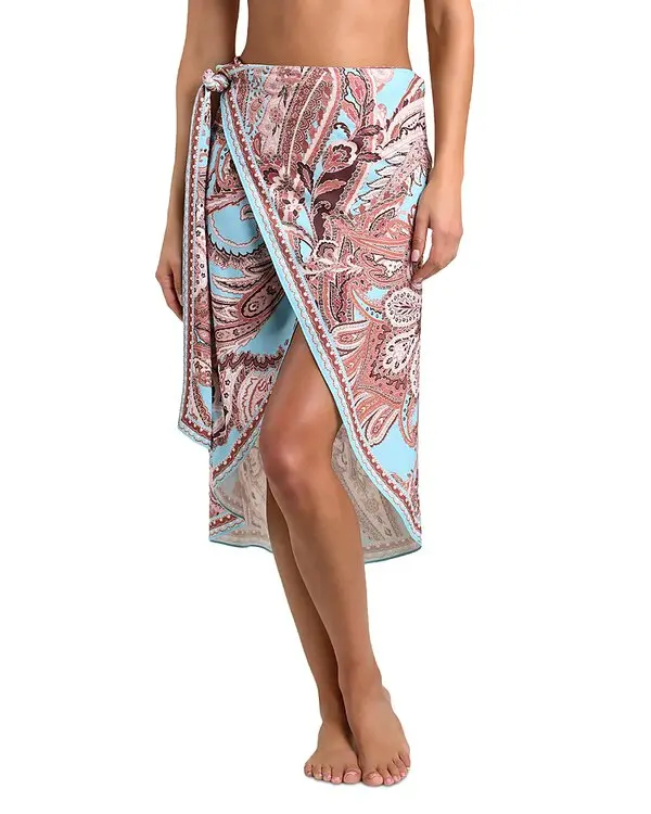 L'Agence Marena Traditional Paisley Sarong Cover Up - Multi