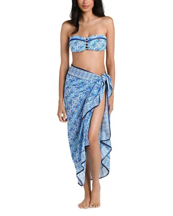 La Blanca Costa Azul Sarong Cover Up - Blue