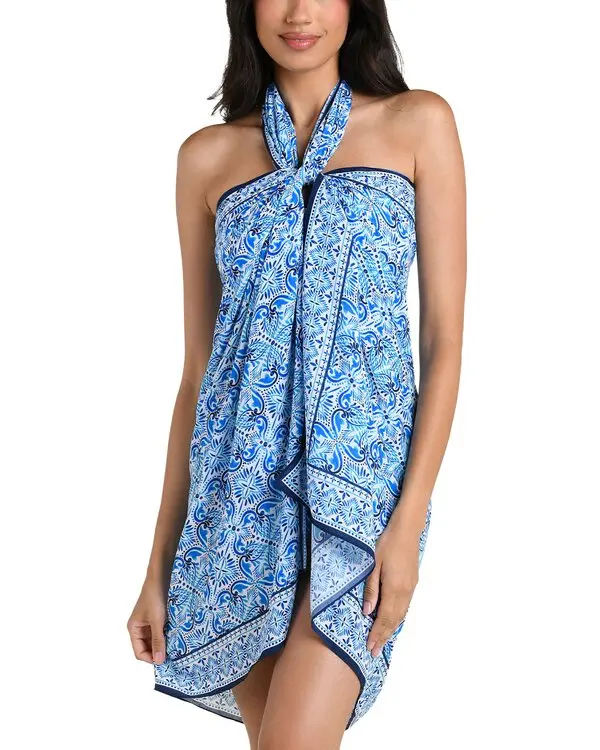 La Blanca Costa Azul Sarong Cover Up - Blue