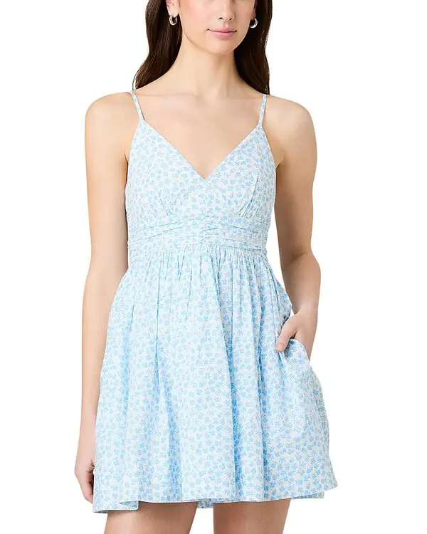 French Connection Rhodes Ruched Mini Dress