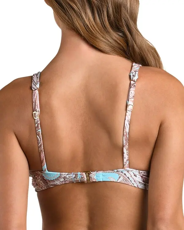 L'Agence Lexi Traditional Paisley Bikini Top - Multi