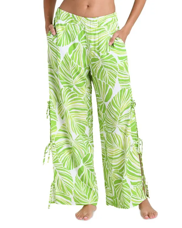 La Blanca Serene Palm Swim Cover-up Pants