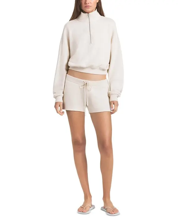 SKIMS Drapey French Terry Half Zip Pullover