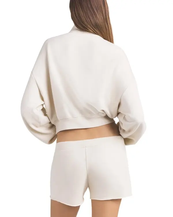 SKIMS Drapey French Terry Half Zip Pullover