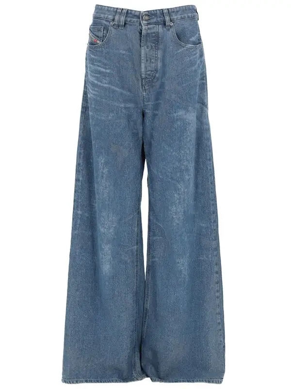 DIESEL® 1996 D-sire" Relaxed Fit Wide Leg Jeans - Denim