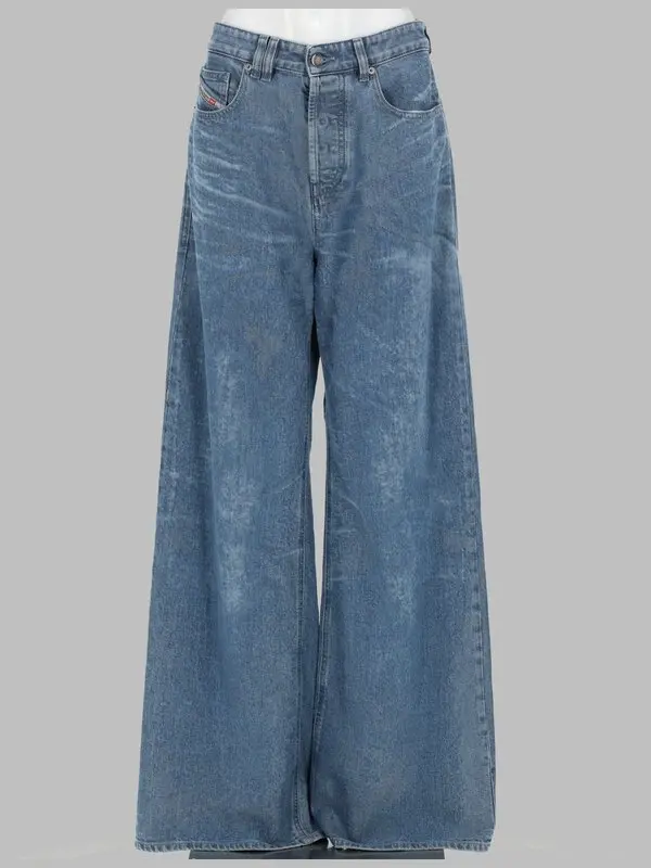DIESEL® 1996 D-sire" Relaxed Fit Wide Leg Jeans - Denim