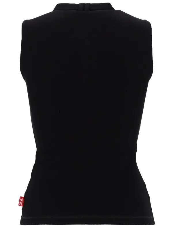 DIESEL® T-tiara" Jersey Top - Black