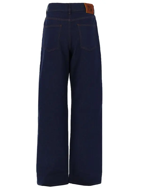 Fendi Wide Leg Denim Jeans