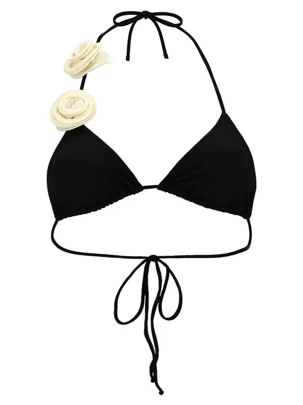 LA REVECHE Ashar Bikini Top - Black