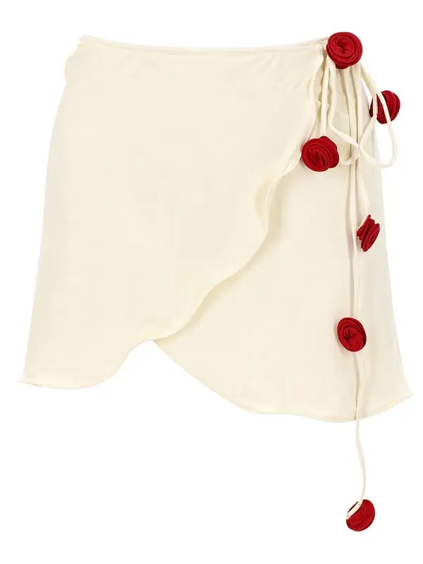 LA REVECHE Pareo "bouquet - Ivory