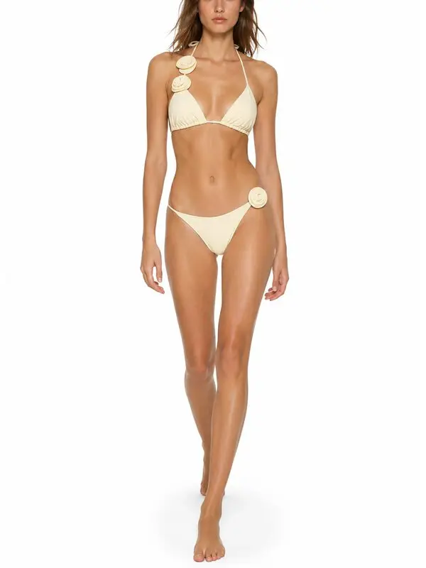 LA REVECHE Ashar Bikini Slip - Ivory