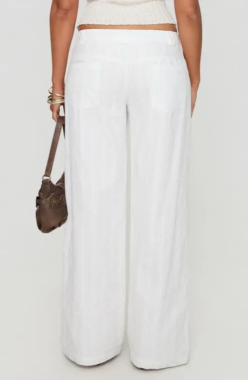 Princess Polly Vendi Low Rise Wide Leg Pants