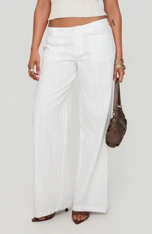 Princess Polly Vendi Low Rise Wide Leg Pants