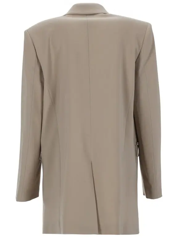 PT TORINO Victoria" Wool Blazer - Beige