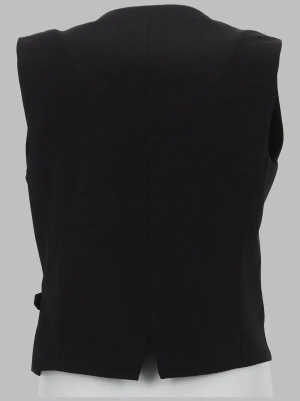 PT TORINO Gilet "angela" In Lana - Black