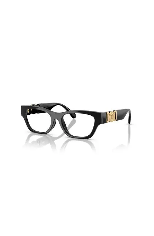 Versace Round Optical Glasses - Black