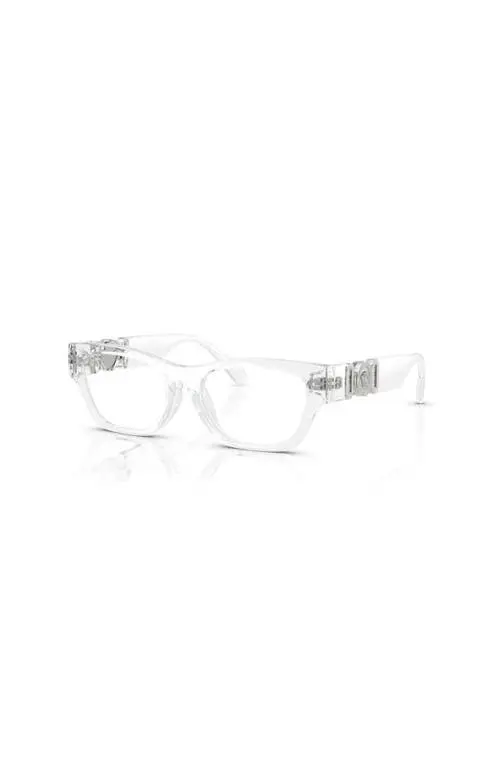 Versace Round Optical Glasses - Transparent