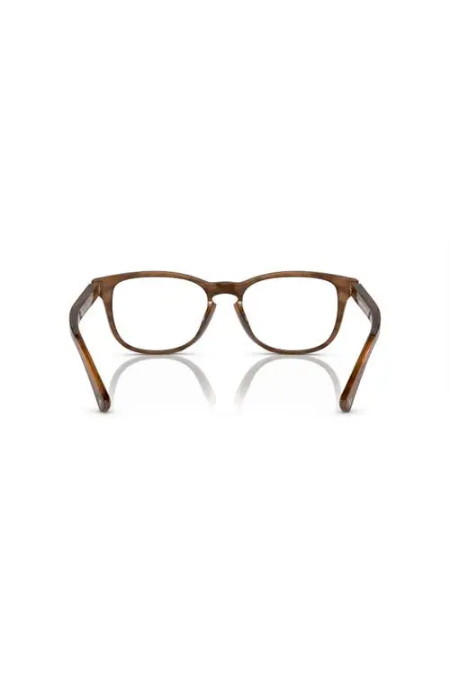 Brooks Brothers Round Acetate Full Rim Eyeglasses