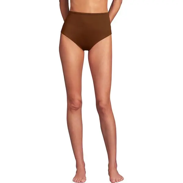 LANDS' END Slender Lite Ultra High Rise Bottoms - Acorn