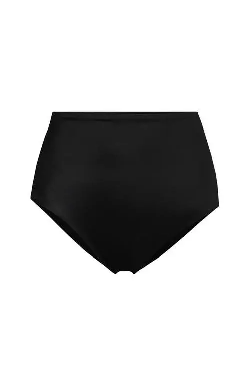 LANDS' END Slenderlite Ultra High Rise Bikini Bottoms - Black