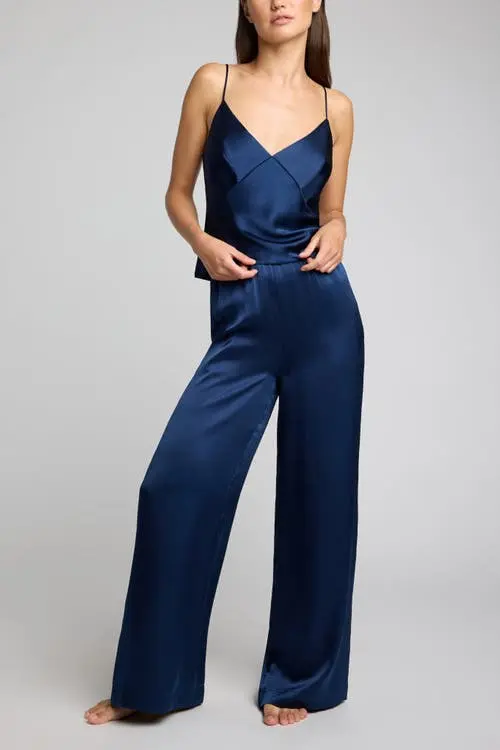 NEGATIVE UNDERWEAR Eclipse Washable Silk Cami - Navy