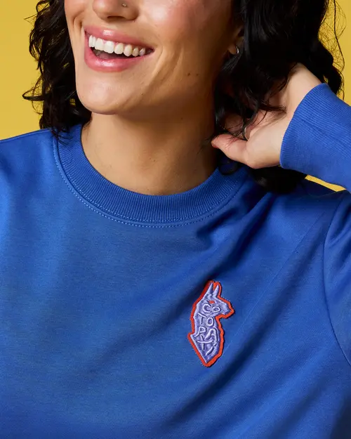 COTOPAXI Lava Llama Crew Sweatshirt - Azure