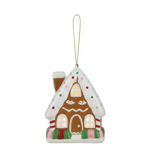 MR. CHRISTMAS 4.5 In. Nostalgic Ceramic Ornamentgingerbread House - Multicolor