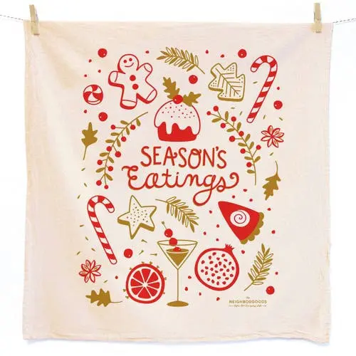 THE NEIGHBORGOODS Happy Holidaysdish Towel Set Of 2