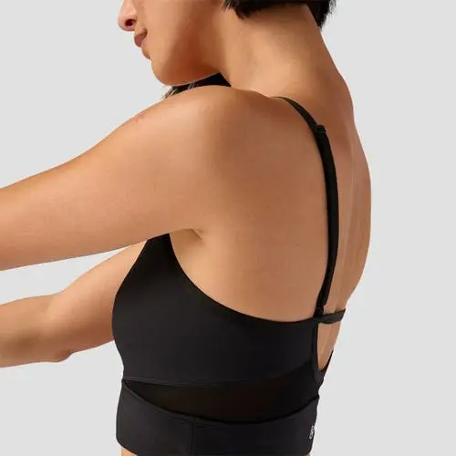 BACKCOUNTRY Destination Square Neck Bra Top - Black