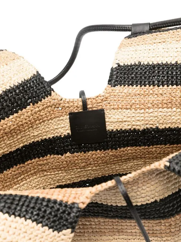 Zimmermann Large Raffia Tote - Black