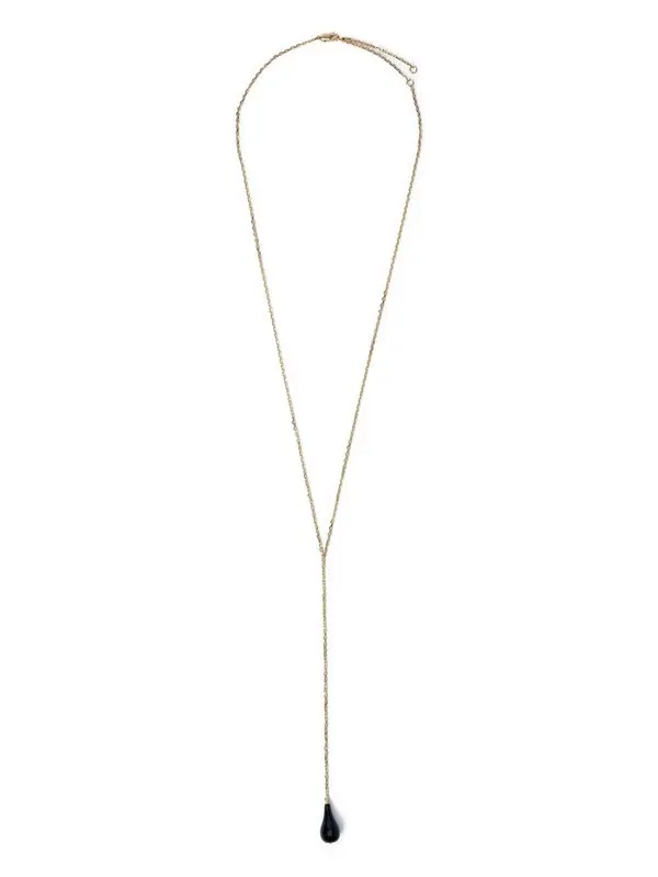 TOTEME Onyx Drop Necklace - Black