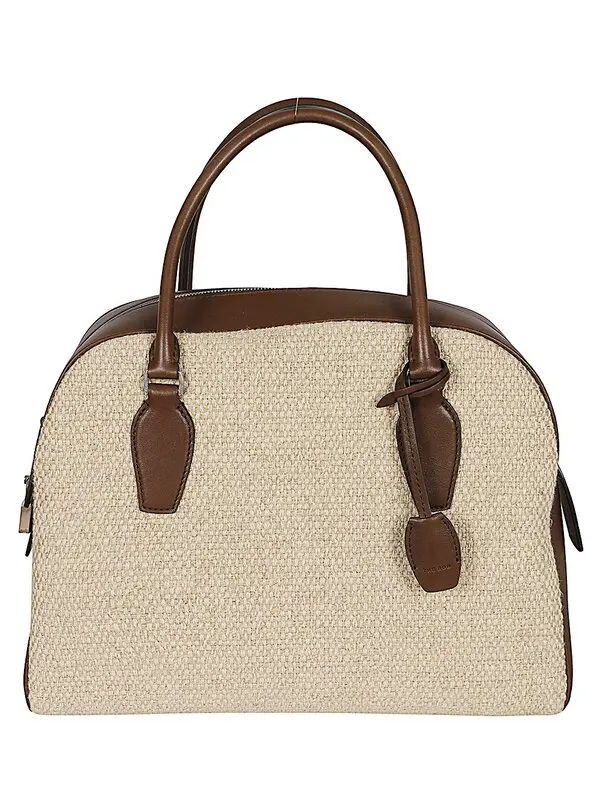 THE ROW India Canvas Handbag - Brown