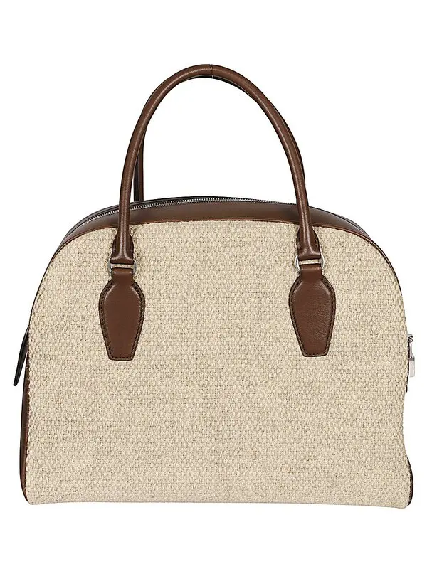 THE ROW India Canvas Handbag - Brown