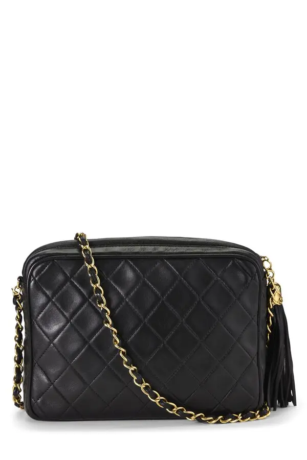 Chanel Lambskin Diamond Cc Camera Bag