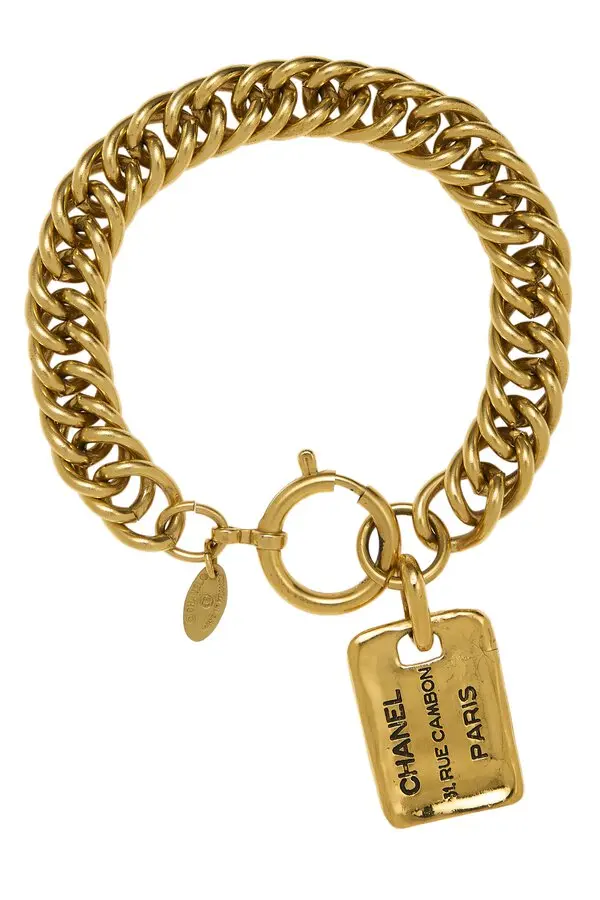 Chanel Rue Cambon Medallion Bracelet - Gold