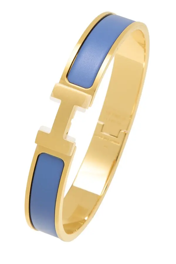 Hermès Clic Clac H Gm Bracelet - Blue