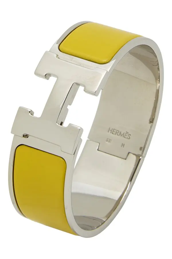 Hermès Clic Clac H Pm Bracelet - Yellow