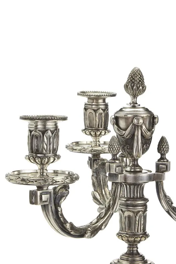 VINTAGE TABLEWARE Plated Candelabra Set Of 2