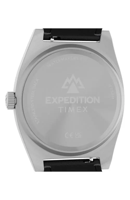 Timex® Timex Expedition Capstone Stainless Steel And Silicone Strap Watch - Silver-tone
